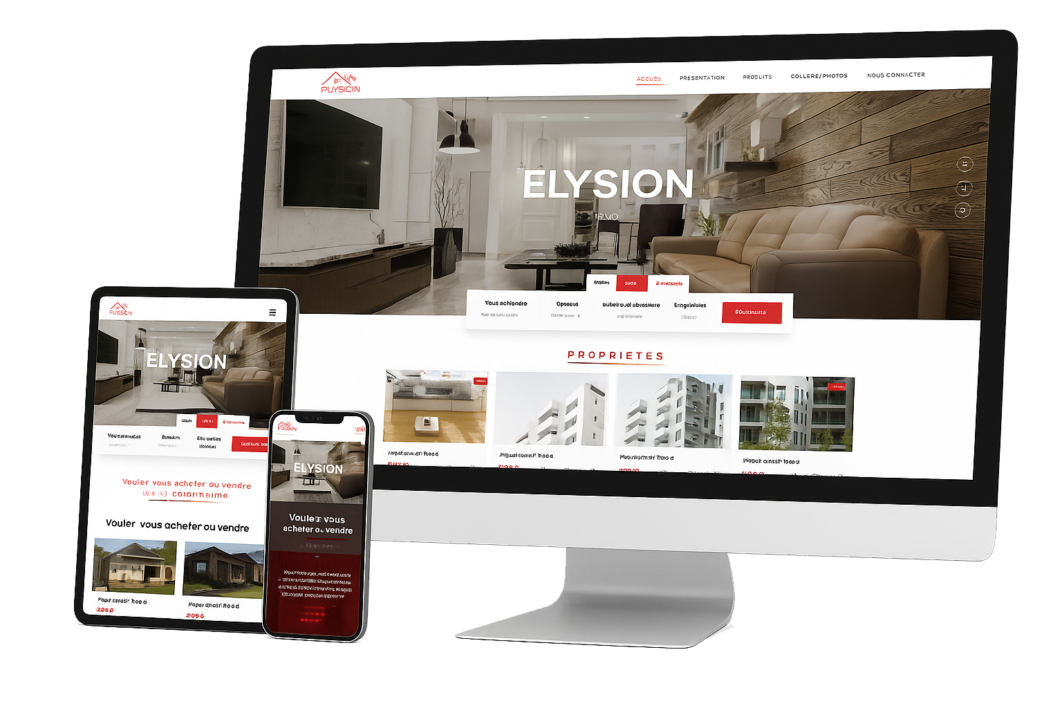 Création Site Immobilier Antananarivo – Elysion Immo